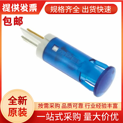 QS101XXB24 APEM 蓝色LED面板指示灯, 24V直流, 20mA, 10mm安装孔