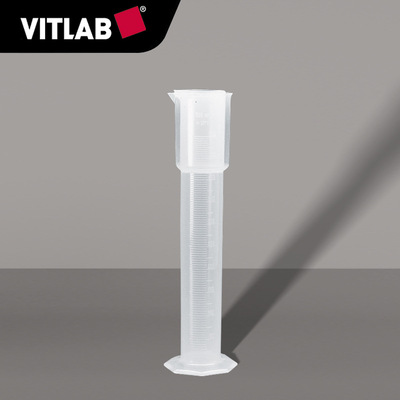 德国VITLAB液体比重计PP材质带流嘴和溢流槽用于密度测定