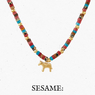 飒米SESAME马上爆富多巴胺项链女