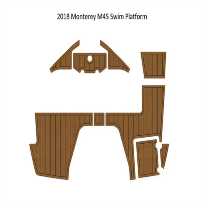 2018 Monterey M45 Swim Platform 游艇船舶EVA柚木地板 eBay热销
