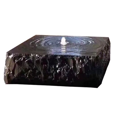 包邮石雕喷泉庭院水景流水石钵涌泉循环喷水石头户外花园枯山水系
