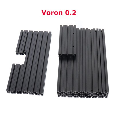 已攻丝全套Voron 0.2 Voron0.2 V0.2铝合金型材1515外框支架框架