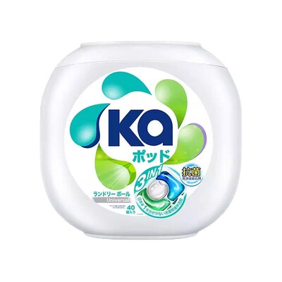 菁华KA洗衣凝珠三合一40粒家用洗衣球机洗香水级持久留香通用版