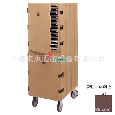 美国金宝CAMBRO保温设备 1826DTC-131 凯姆双门保温车 (深褐色)