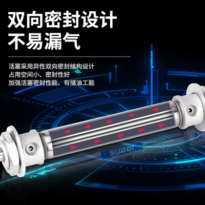 HC/MAD机械手上下缓冲气缸双头缓冲器20X64/70/75注塑机斜臂配件