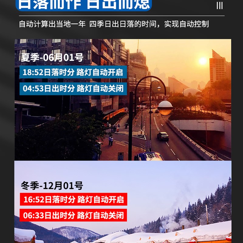 4/6/8/10/12路16A智能照明控制模块时控模块经纬度光控制器RS485