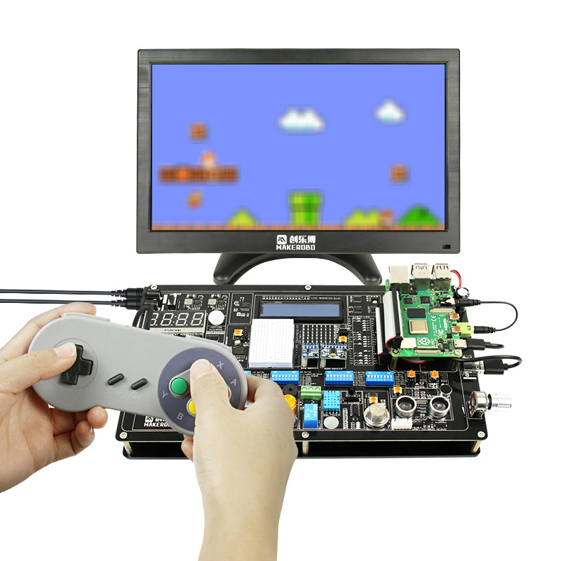 树莓派4B Raspberry Pi 4单片机扩展板开发板python编程实验板