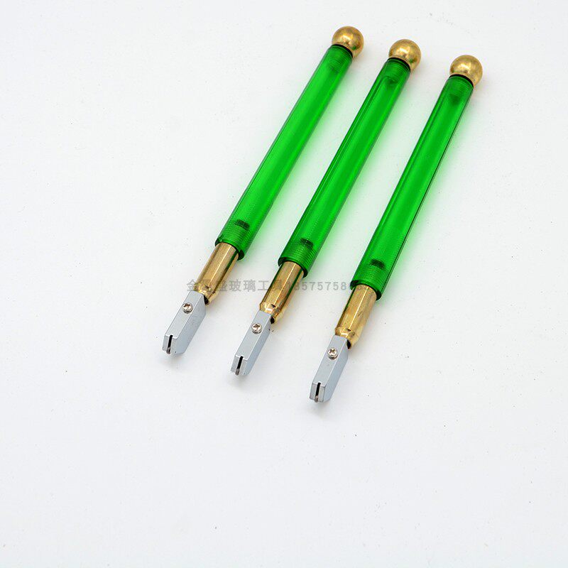 广丰150绿色玻璃刀自动下油滚轮式玻璃切割工具工业级家用玻璃刀