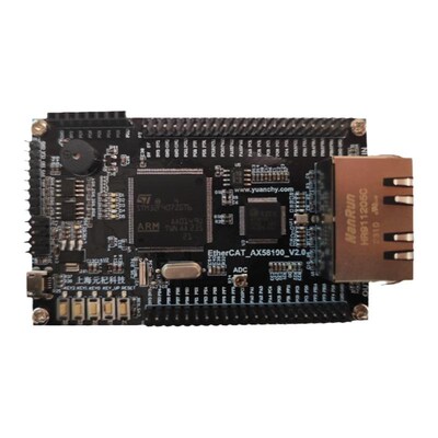 AX58100+STM32F407 EtherCAT从站开发板 伺服CIA402学习板