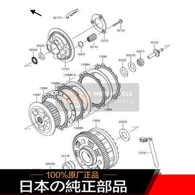 全新原装Z900 Z900RS离合片离合器片总成摩擦片铁片木片钢片