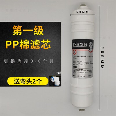 一体快接韩式抛弃式M6PP棉前置碳RO膜超滤膜后置T33口感椰壳活性