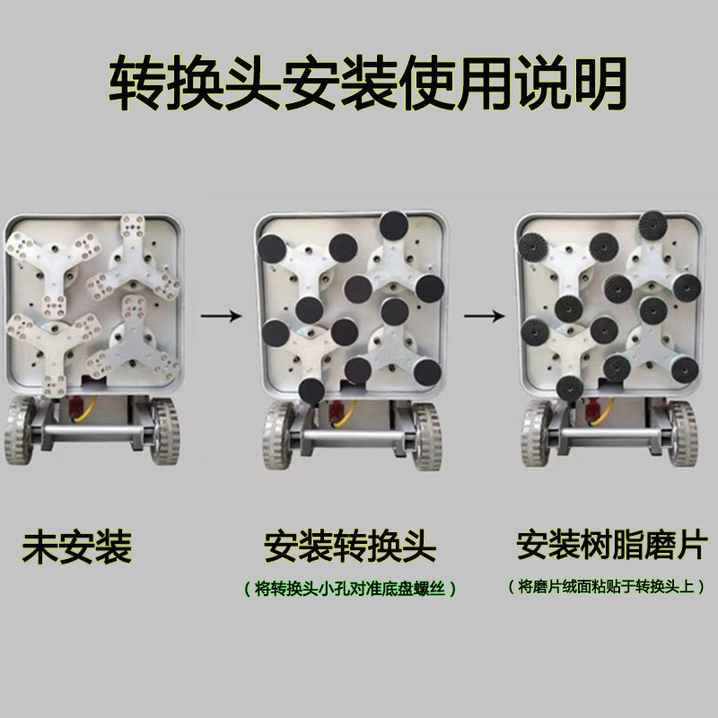 地坪研磨机打磨转换头石材抛光片自粘盘接头软粘盘磨头砂纸吸盘