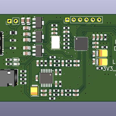 ES9018K2M I2S DSD 数字音频输入DAC解码板 开发板 demo演示模块