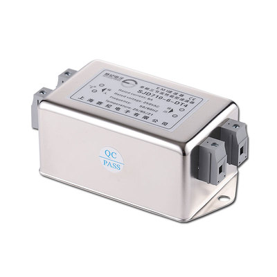 SJD710-3A6A 10A20A30A交流220V单相三节伺服变频器EMI电源滤波器