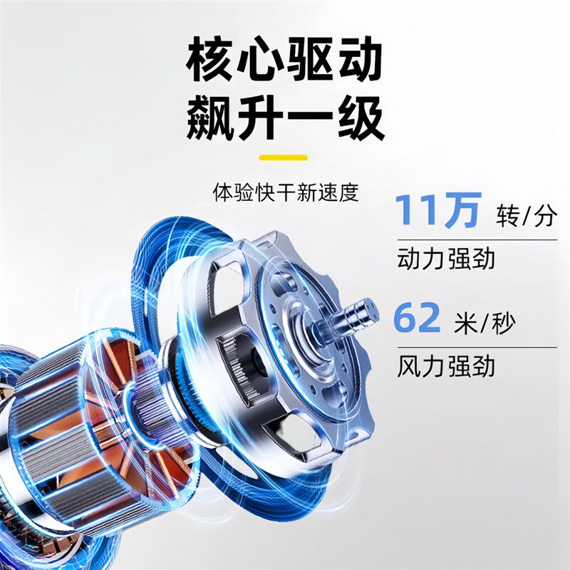 樱桃686S吹风机发廊专业大功率大风超轻速干发型师速干电吹风筒