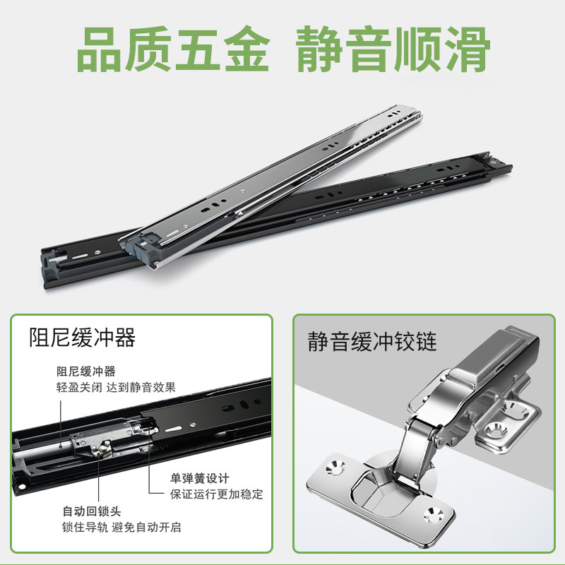 苏州上海厨房整体整体橱柜定制石英石一体柜餐柜开放式厨房全屋定