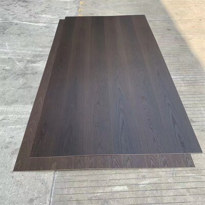 科定实木木饰面板6187SS烟熏橡木梵品背景墙护墙板装饰面板实木皮