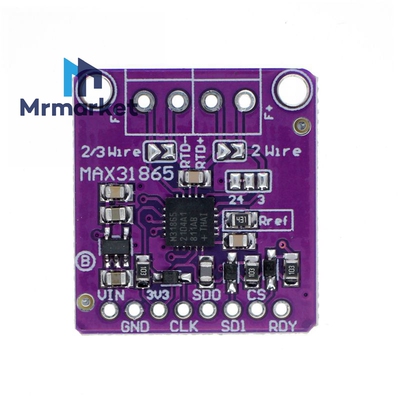 MAX31865 铂电阻温度检测器模块 RTD传感器PT100-PT1000