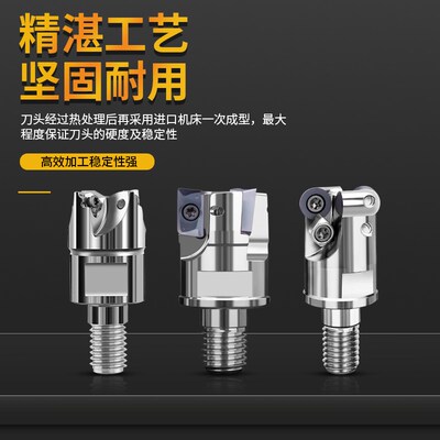 BAP300R/400R可换抗震杆锁牙式铣刀头1135/R0.8EMR T2139BNM 1604