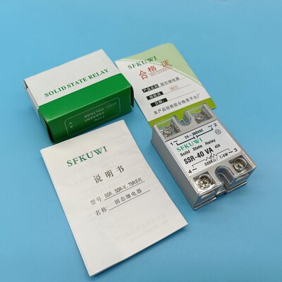 SFKUWI单相电阻型固态调压器 SSR-40VA 电位器调压500K控380VAC