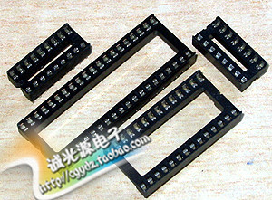 IC插座直插DIP-68P14P16P18P20P24P28P32P40P单片机芯片测试底座