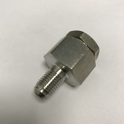 M8x1-m12x1.25 内外丝不锈钢接头 内螺纹m8*1 外螺纹m12*1.25球面