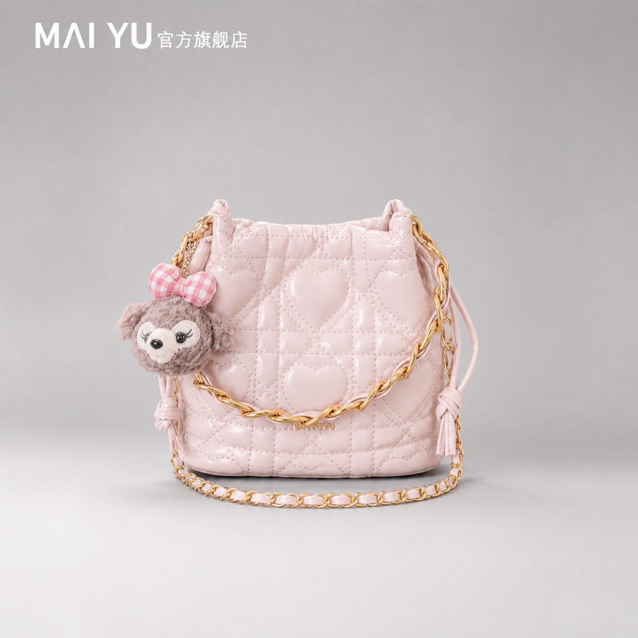 MY温柔简约时尚风链条包女2026新款高颜值通勤百搭单肩斜挎手拎包