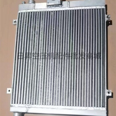 定制螺杆空压机铝制板翅散热器B2380B3255B3265 7.5-75KW冷却器