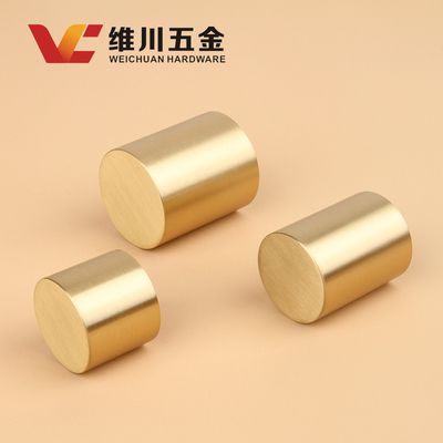 纯铜圆封底铜脚套新中式家具椅子脚垫圆形铜套黄铜实木家具扶手套