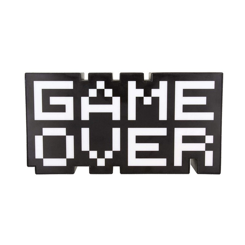 GAME OVER声控节奏灯游戏氛围灯装饰小夜灯马赛克图标灯一件代发