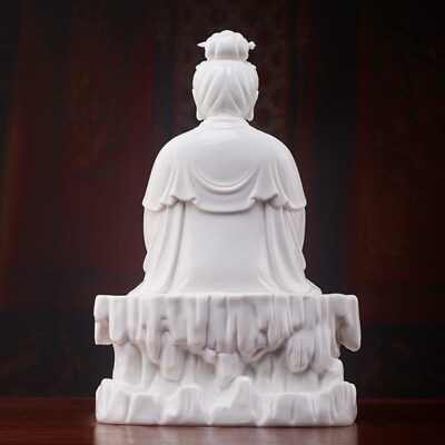 戴玉堂陶瓷泰山奶奶娘娘像碧霞元君佛像供奉神像德化白Y瓷客厅摆