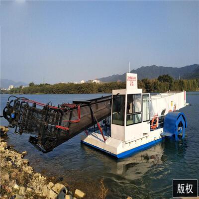 QPA湖南船全自动垃收集打捞船水水葫芦割草草船水面圾清漂保洁船