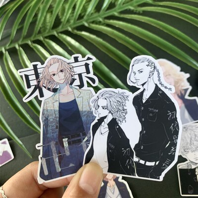 东京万复仇者纸手账本文具盒贴纸包动漫本子mikey万次郎动漫装饰
