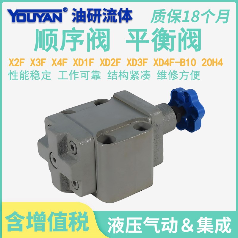 XD2F XD3F单向顺序阀XD4F XD1F X2F-B10H X3F-B20H卸荷阀X4F-B32H