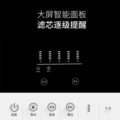 开能奔泰RO反g渗透净水器400G家用直饮自来水过滤器净水机滤芯X1