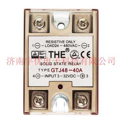THE无锡天豪 GTJ48-40A 安装式单相交流固态继电器 480V 原装现货