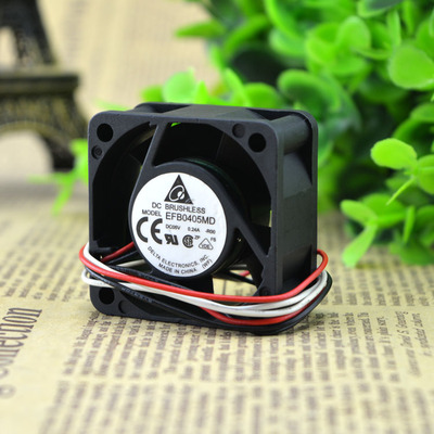 正品DELTA 台达EFB0405MD 4CM4020 5v0.24A双滚珠风扇 交换机风扇