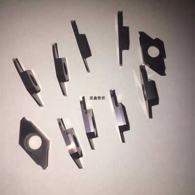 走心机切槽刀片CTP CTPA10 TKF12R100-S斜口/16R走心机菱形刀片