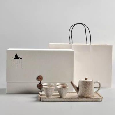 套【本来】日茶具装瓷可达高端商务陶家庭茶室礼品纪MDC念品礼品