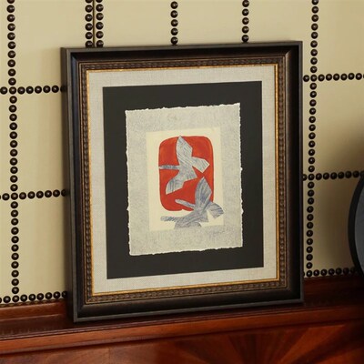 翱翔】木吉中古风玄关好寓意装饰画客厅书房卧室挂画高级感小众画