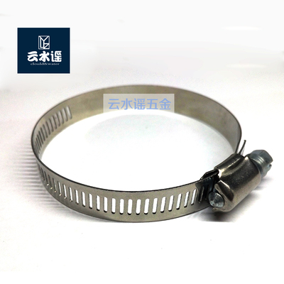 不锈钢卡箍美式喉箍抱箍管箍卡扣胶管水管夹8-121016~90-110