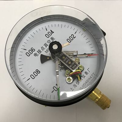 磁助式电接点真空表 真空电接点压力表 zxc-150 -0.1-0mpa 30va
