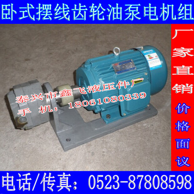 BB-B80JZ摆线齿轮油泵电机组BB-B100N JZ -B125JZ摆线油泵机组BBG