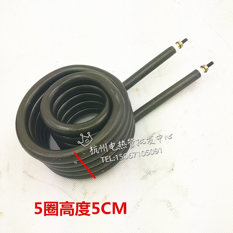 纸杯机设备专用加热管 干烧发热管 316不锈钢耐用电热管 螺旋5圈