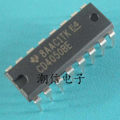 CD4050BE 六同相缓冲/变换器 全新原装 实价 可直接拍买