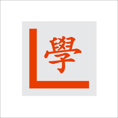 P牌新手实习标志 高反光警示车贴纸 学危字驾驶标示贴 威诗柏汽车