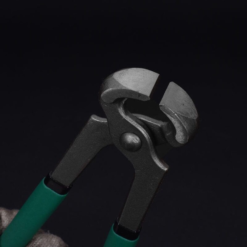 汽车修补工具8寸胡桃钳拔钉钳起拔钉钳子平口虎钳补鞋拔钉专用