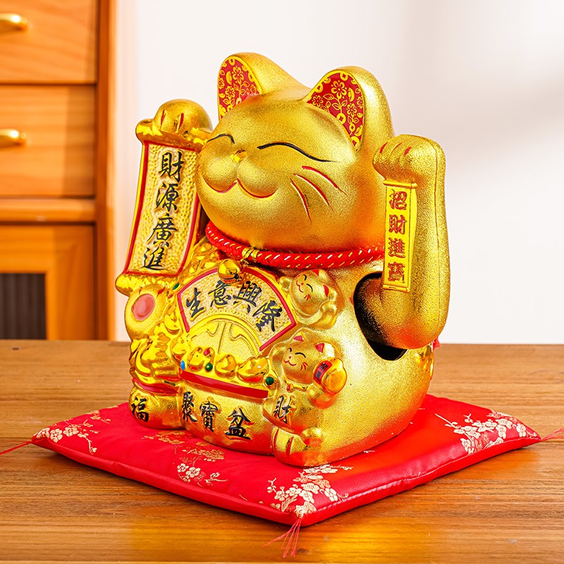 招财猫2026新款摆件开业大号店铺装饰乔迁送礼品收银台发财猫兴隆