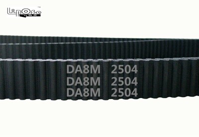 HTD 双面齿 DA8M 2504 313齿 橡胶 同步带 圆弧齿 皮带 传动带