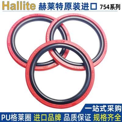 hallite格莱圈T754聚氨酯格来圈55 65*39.5 49.5*6.3 43556 43620